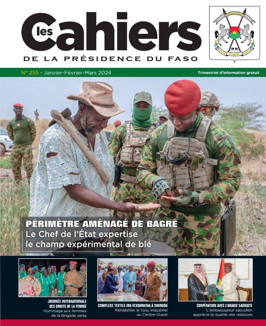 Les Cahiers de la présidence N°255 – Présidence du Faso